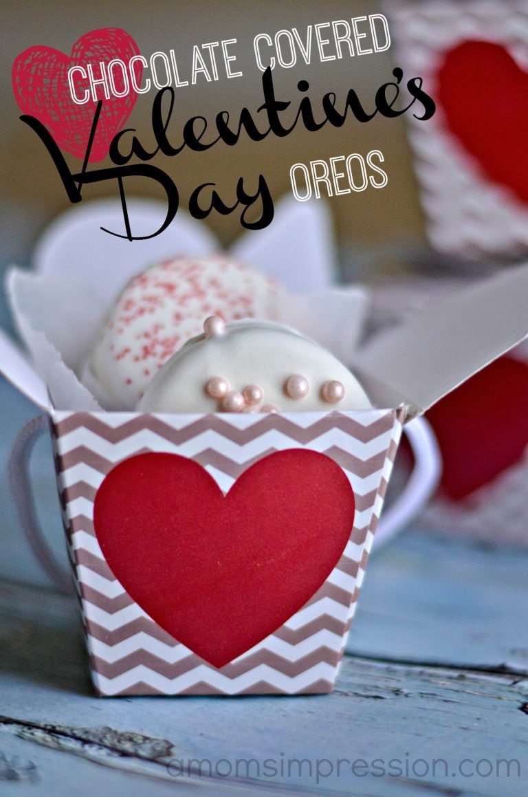Fun Oreo Valentine's Ideas! Chocolate Covered Oreos! - A Mom's ...