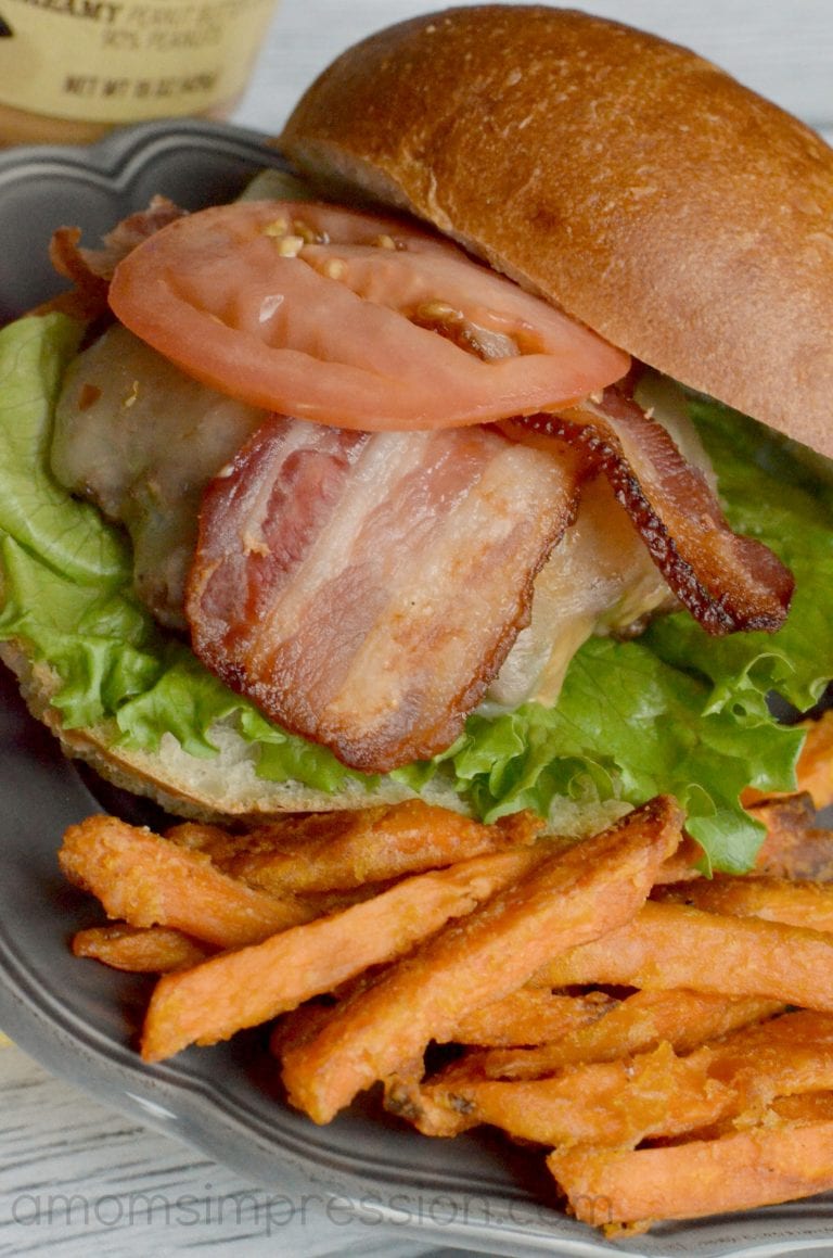 Peanut Butter Bacon Cheeseburger - A Mom's Impression | Recipes, Crafts ...