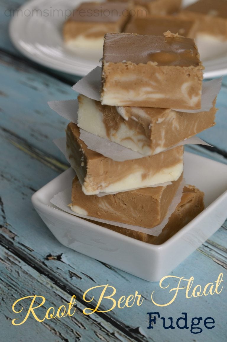 Root Beer Float Fudge Recipe - A Mom's Impression | Recipes, Crafts ...