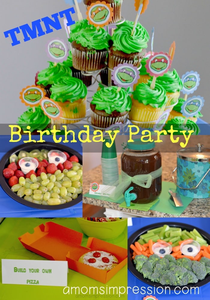 Teenage Mutant Ninja Turtles Birthday Party Part 2 The Food A Mom s 