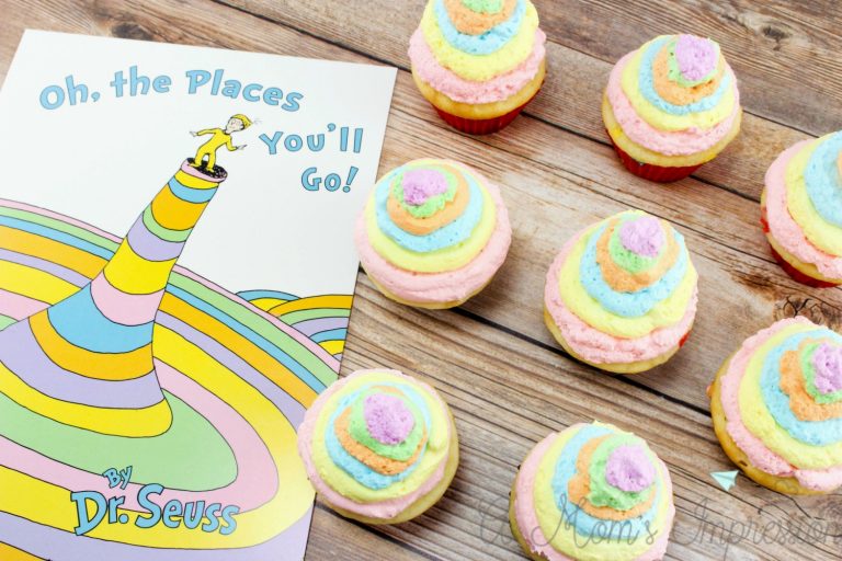 Dr. Seuss Oh the Places You'll Go Cupcakes with a Hidden Surprise!