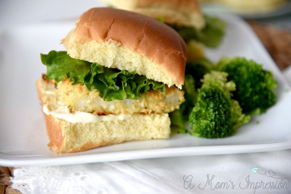 Easy Kid-Friendly Baked Parmesan Cod Sliders Recipe
