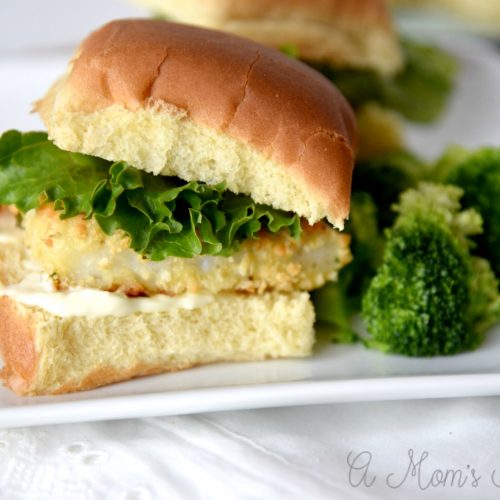 Easy Kid-Friendly Baked Parmesan Cod Sliders Recipe