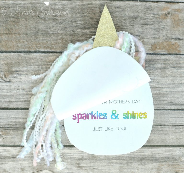 DIY Printable Unicorn Cards for Mother's Day or Birthday Invitations