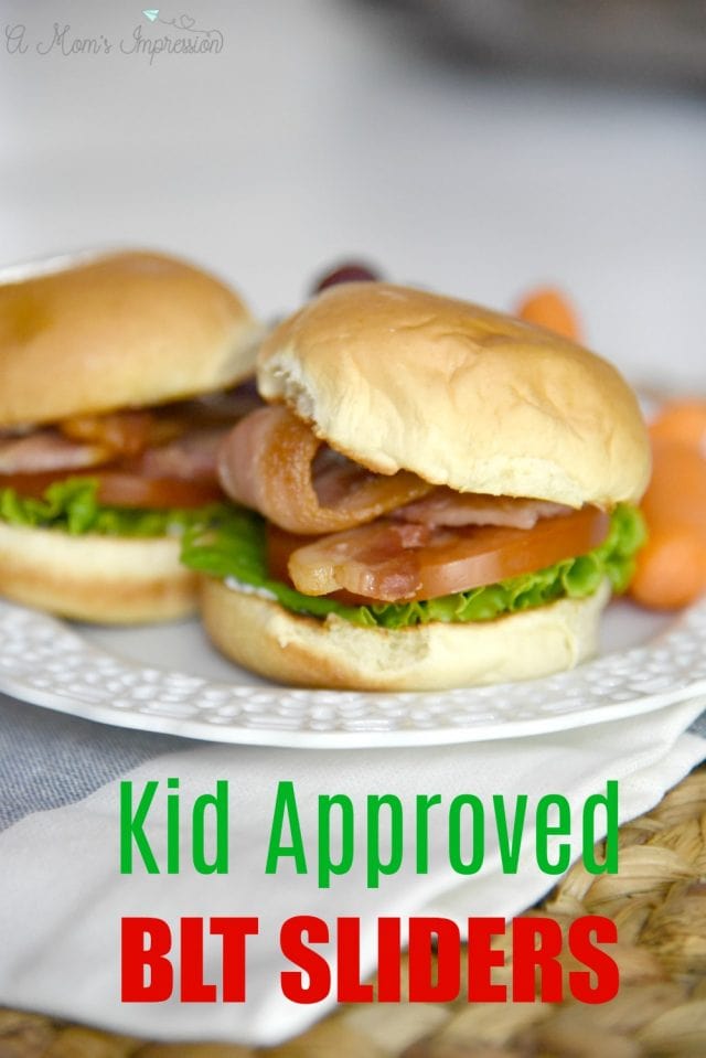 Back to School Favorites - Kid Friendly Mini BLT Sliders - A Mom's ...