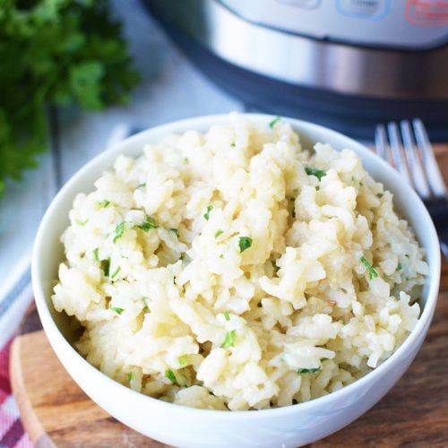 Easy Basic Instant Pot Risotto Recipe - A Mom's Impression