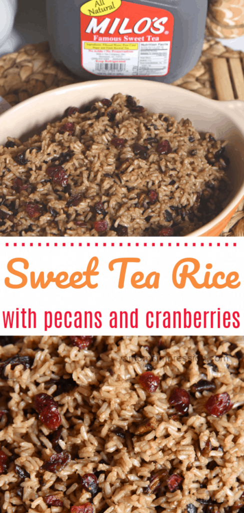 Sweet Tea Rice With Cranberries and Pecans - A Mom's Impression ...