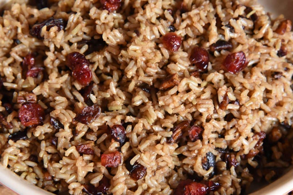 Sweet Tea Rice With Cranberries and Pecans - A Mom's Impression ...