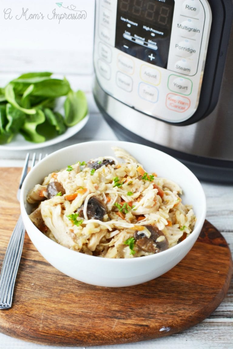 Instant Pot Chicken and Rice - A Mom's Impression