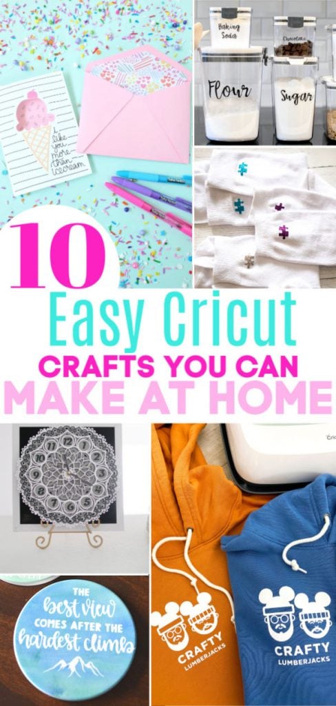 10 Easy Cricut Crafts To Make from Home - A Mom's Impression | Recipes ...