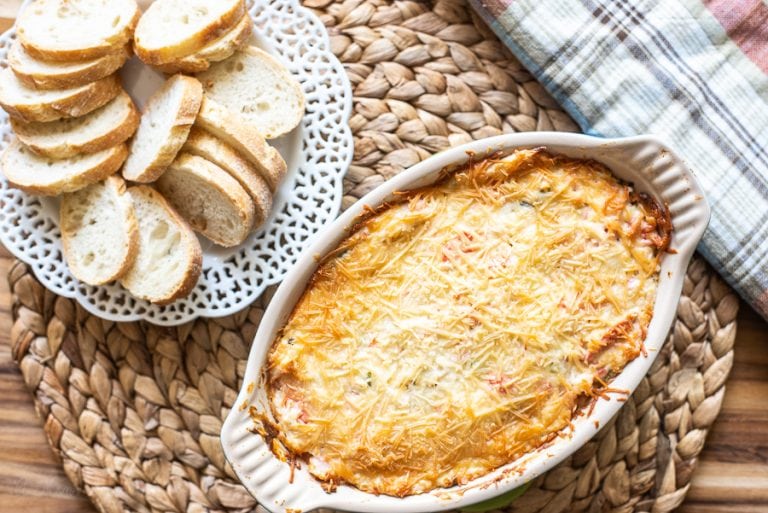Baked Hot Crab Dip Recipe with Aquamar Surimi Flakes - A Mom's ...
