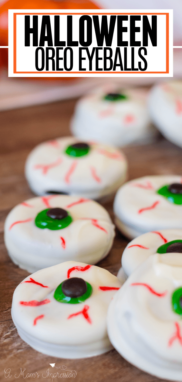 Oreo Eyeball Halloween Cookies - A Mom's Impression | Recipes, Crafts ...